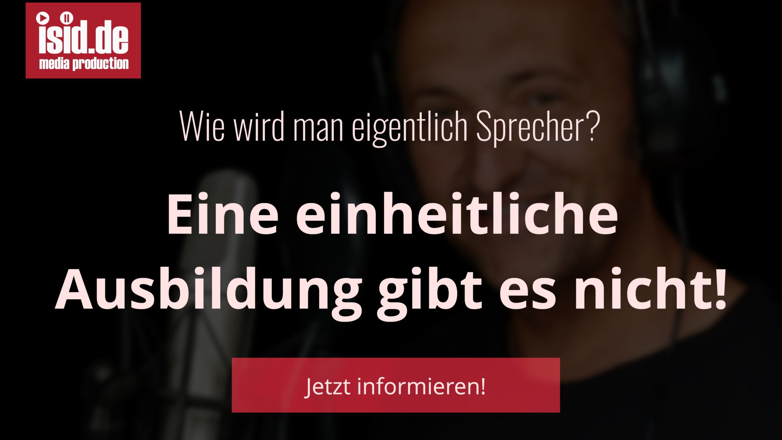Wie wird man eigentlich Sprecher? - Matthias Ernst Holzmann, isid.de ...